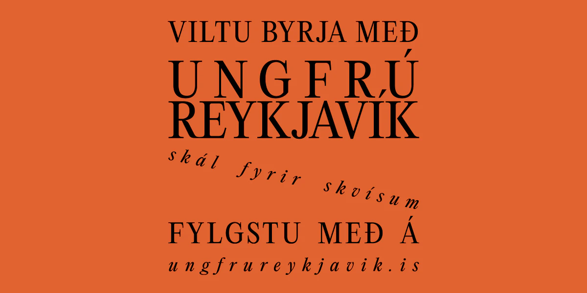 Ungfrú Reykjavík | Alfreð